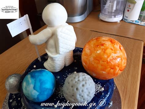 ΤΟΥΡΤΑ ΔΙΑΣΤΗΜΑ ΠΛΑΝΗΤΕΣ Koykoycook