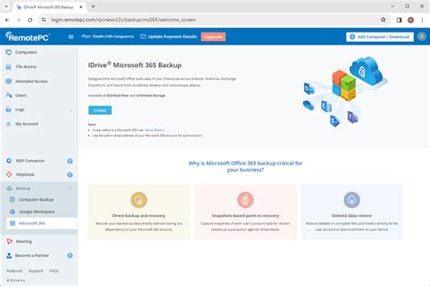 Microsoft Office 365 Backup Startup Guide