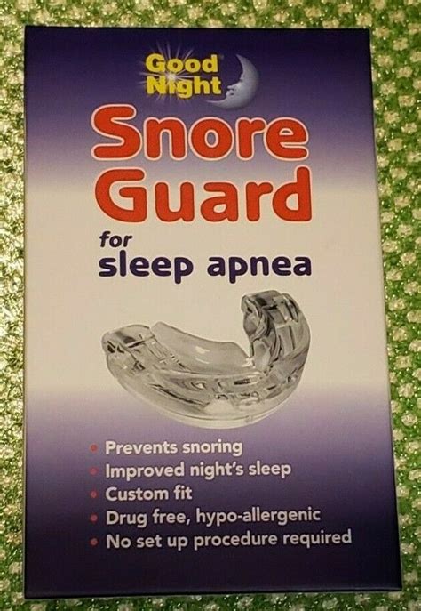 Good Night Snore Guard Anti Snoring Mouthpiece For Sleep Apnea New