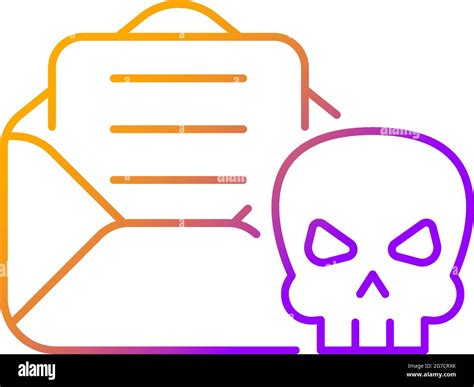 Email Phishing Gradient Linear Vector Icon Stock Vector Image And Art Alamy
