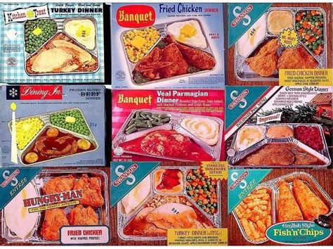Vintage Tv Dinners Nostalgic Swanson And Banquet Meals From The 70s And
