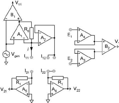 Diagram Of The Interface Electronic Circuit Consisting Of Operational Download Scientific