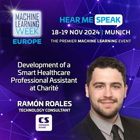 Ramón Roales Welsch On Linkedin Mlweek Machinelearning Ai