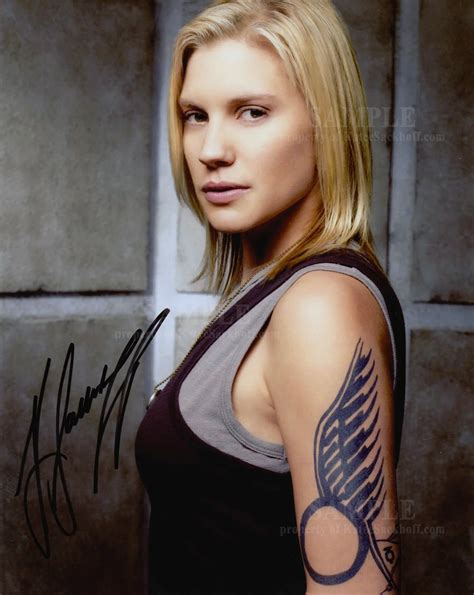 Katee Sackhoff Starbuck Cigar