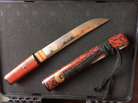 Japanese Kaiken Tanto Blade Hand Forged Traditional Tanto Edc Blade