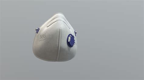 N95 Face Mask Download Free 3d Model By Sorsor [b525243] Sketchfab