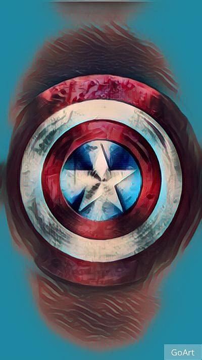 Captain America Shield Art