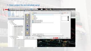 Apply Template Panel Revit PPS