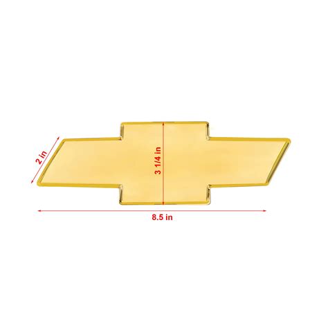 Chevy Logo Dimensions
