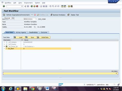 Condition To Start A Workitem Sap Community