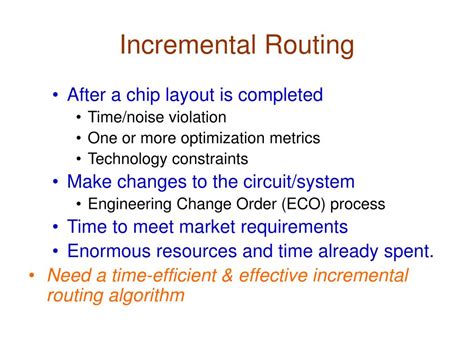 Ppt A Depth First Search Controlled Gridless Incremental Routing