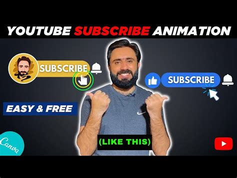 How To Make Subscribe Button Animation For Y Open Video