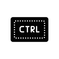 Ctrl Royalty Free Vector Image VectorStock