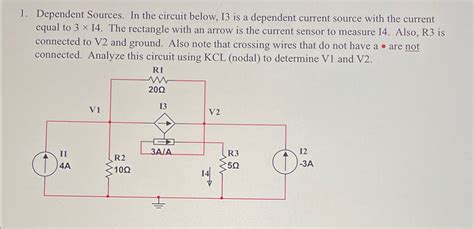 Solved Dependent Sources In The Circuit Below I Is A Chegg Com
