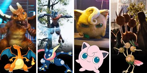 Detective Pikachu Every Pokemon Confirmed For Live Action So Far