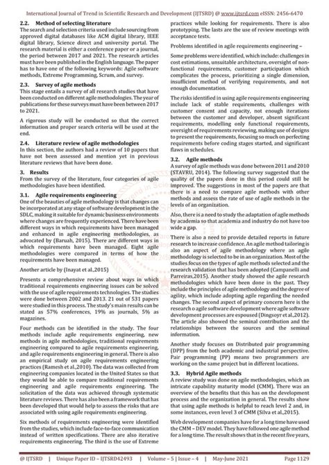 Agile Methodologies Pdf