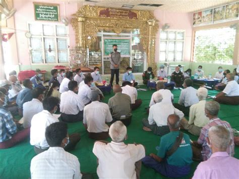 မြစ်သားမြို့နယ်အတွင်း မြို့နယ်အဆင့် ဌာနဆိုင်ရာတာဝန်ရှိသူများပါဝင်သော စစ်ကြောင်းကြီး ၅ ကြောင်းန