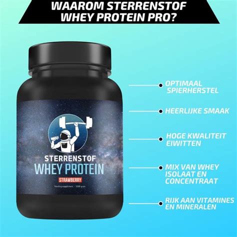 Sterrenstof Whey Protein Pro Eiwit Poeder Proteine Eiwitshake