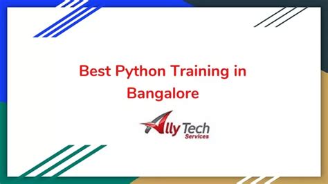 Ppt Best Pythontraining In Bangalore Powerpoint Presentation Free Download Id11787759