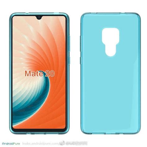 Huawei Mate 20 Pro Leaked Waterdrop Notch Display Headphone Jack
