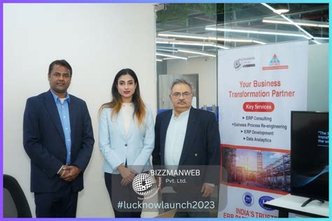 bizzman web pvt ltd on linkedin lucknow launchevent bizzmanweb erpcompany