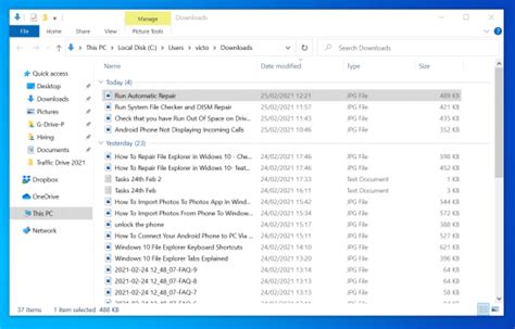 Reset File Explorer Windows 10 Reset File Explorer To Default View