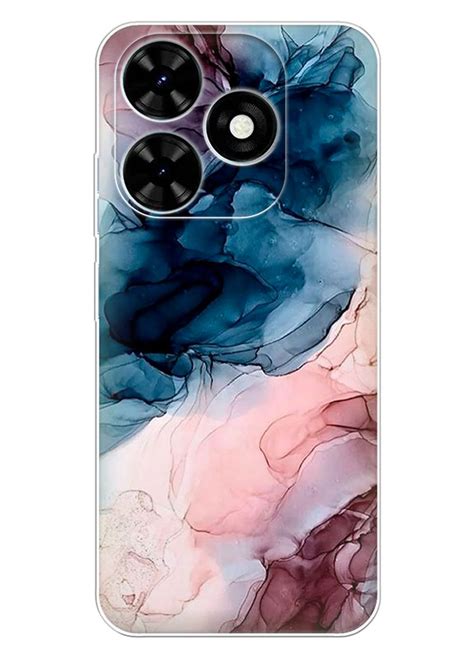Tecno Spark Go 2024 силиконовый чехол с картинкой Водные чернила