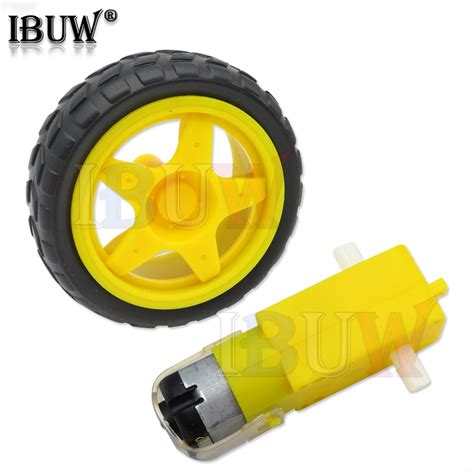 Tt Motor Inteligente Carro Robô Engrenagem Para Arduino Diy Kit Rodas