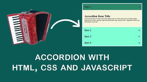 Accordian Block Html And Css Youtube