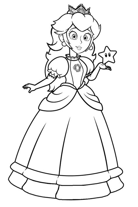Tsmbm Princess Peach Custom Coloring Page 4 By Princesscreation345 On Deviantart