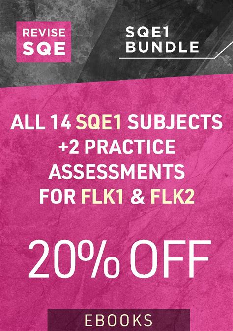 Sqe1 Bundle Including Flk 1 And 2 Ebooks Revisesqe