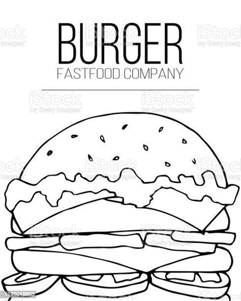 벡터 패스트 푸드 전단지 템플릿입니다 디자인 및 웹을 위한 길거리 음식 카드 일러스트레이션 개성 개념에 대한 스톡 벡터 아트 및