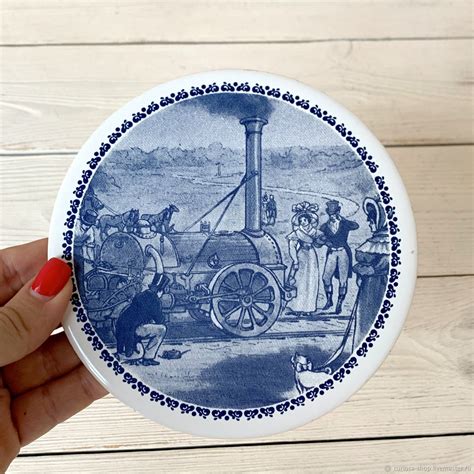 Винтаж: Керамическая подставка под горячее "Паровоз" купить в интернет ...