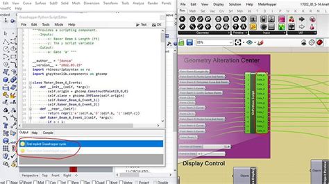 Grasshopper Ghpython Script Non Stop Running Multiple Cycles
