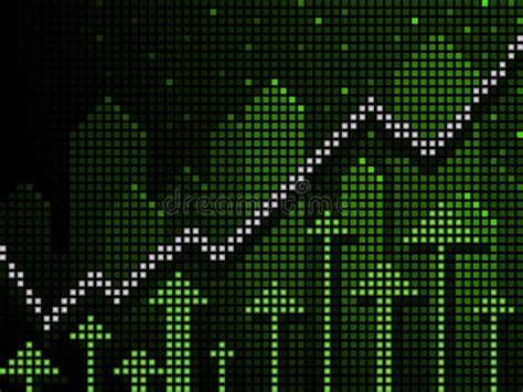 Ticker Business Chart Up Stock Vector Illustration Of Grid 13151688