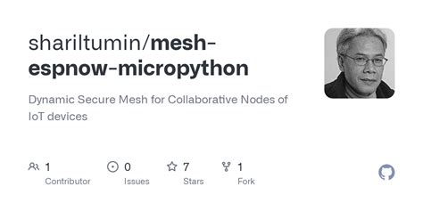 GitHub Shariltumin Mesh Espnow Micropython Dynamic Secure Mesh For