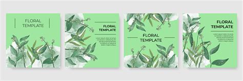 창의적인 수채화 소셜 미디어 디자인 배경 벡터 커버 인사말 카드 초대장 파티 카드 또는 스토리 페이지를 위한 텍스트 디자인을 위한 카피 공간이 있는 최소한의 트렌디한