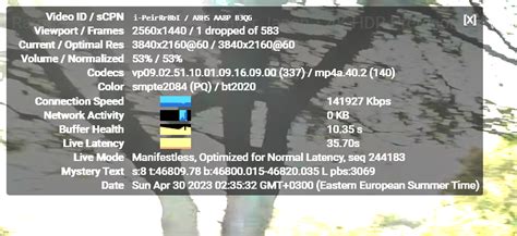 Hdr 10bit Support Hvec H265 · Issue 552 · Datarheirestreamer · Github