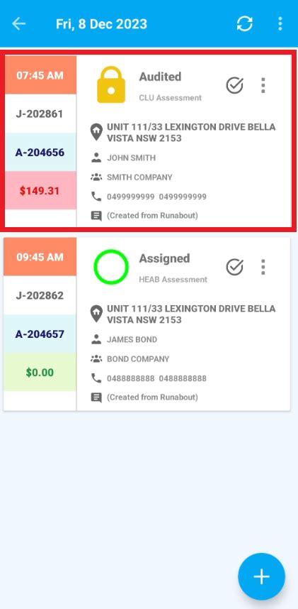 Appointment Card Dataforce Documentation