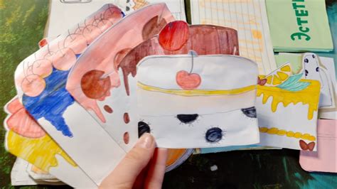 Расспаковка бумажных сюрпризов Новая колекция тортики на 10 подпищиков🍄 Youtube