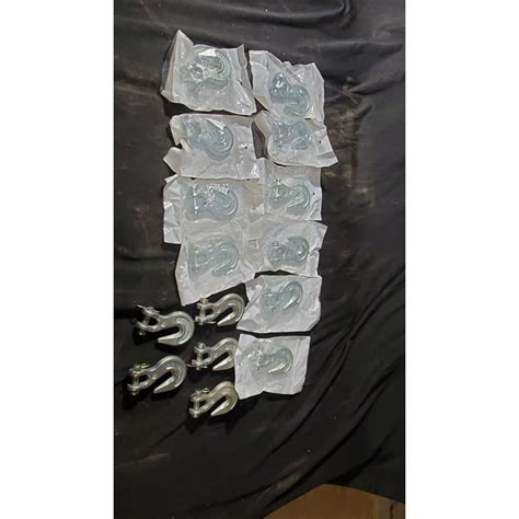 Qty 15 Campbell Hook 3 8 5400 Lb Clevis Forged Steel Oahu Auctions