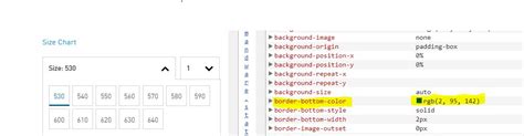 Html How To Identify Border Bottom Color In Selenium Webdriver