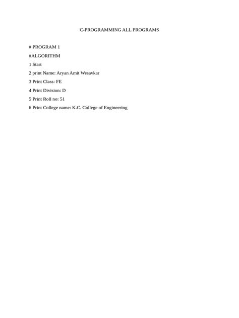 c program pdf area computer programming
