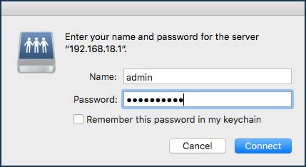 AFP Server Shared Access To Files Keenetic