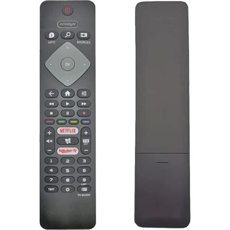 Remplacement Telecommande Philips Tv Pour Philips Smart Tv Compatible Avec La Telecommande