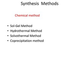 Synthesis Of TiO2 PPTX