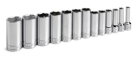 SK PROFESSIONAL TOOLS Socket Set Socket Size Range 1 4 In To 1 In Hand Drive Size 3 8 In SAE