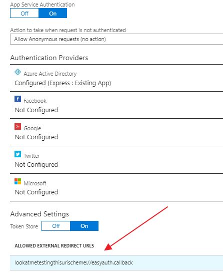 Azure Authentication Does Not Redirect Back To My Android App In