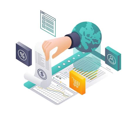 Detailed Data Analysis Of Global Business Income 47546201 Vector Art At