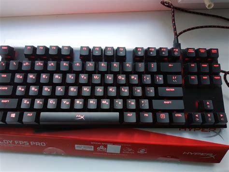 Клавиатура, tastatura HyperX Alloy FPS PRO, Black Red